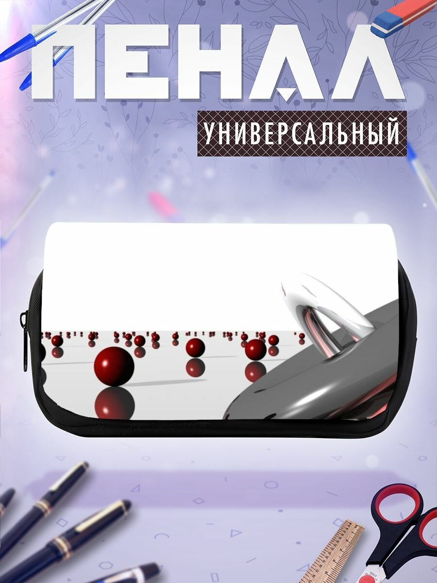 Школьный пенал фигура мяч