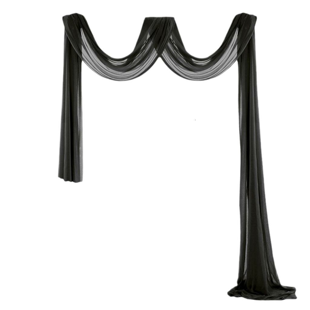 Арка с тюлем для свадебного декора, Черный - 160 250