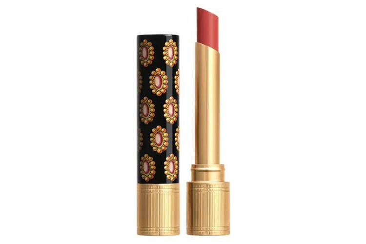 Помада женская GUCCI Qing Color Glaze Light Gem Lips Butter, оттенок #216 Rose Dream, brown, увлажняющая
