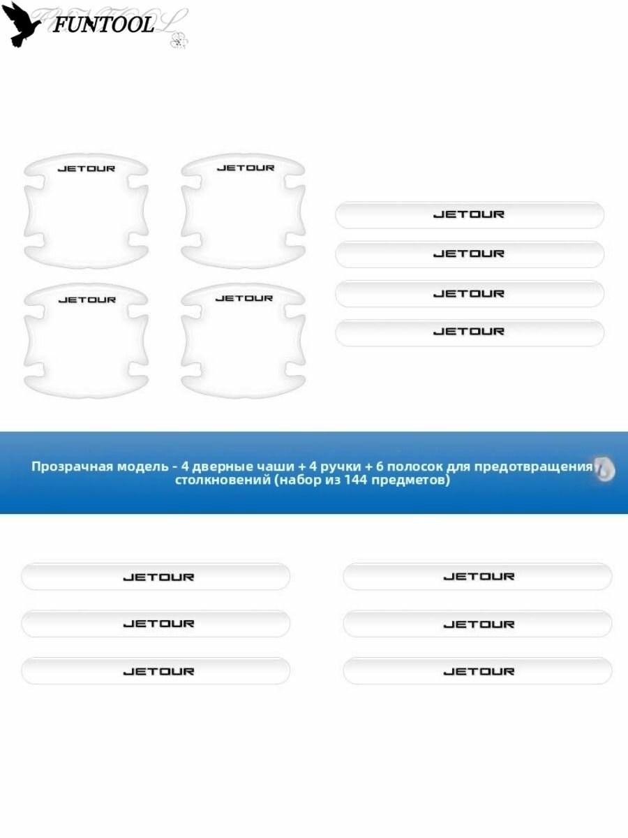 Защитная полоса двери автомобиля, JETOUR T2/Dashing/X70/.14 шт