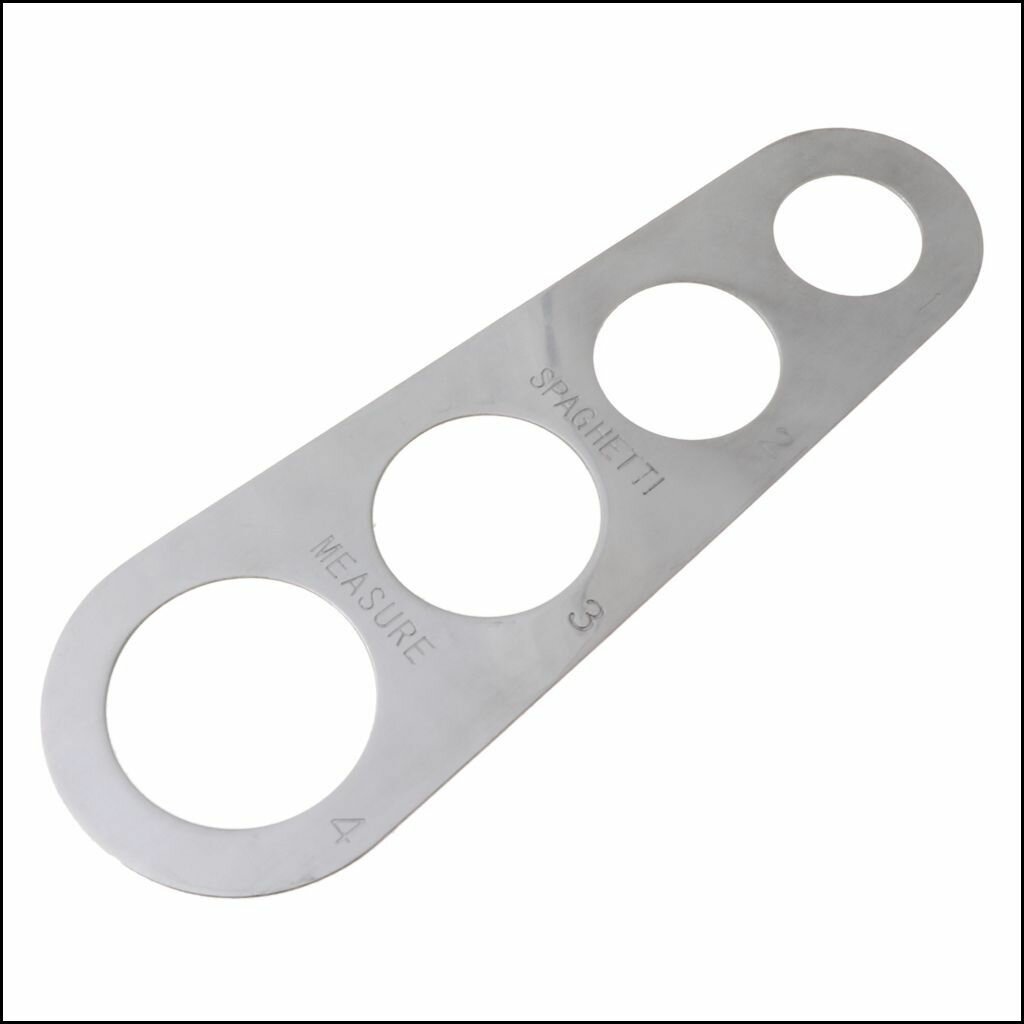 Эксклюзивный измеритель для пасты из нержавеющей стали, кухонная линейка для лапши и других блюд