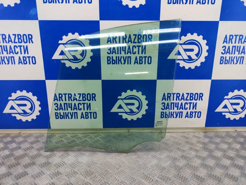 Б/У Стекло двери передней левой Renault Scenic 2 JM / Рено Сценик 2 JM 1.6 K4M812 113 Л.С 2007