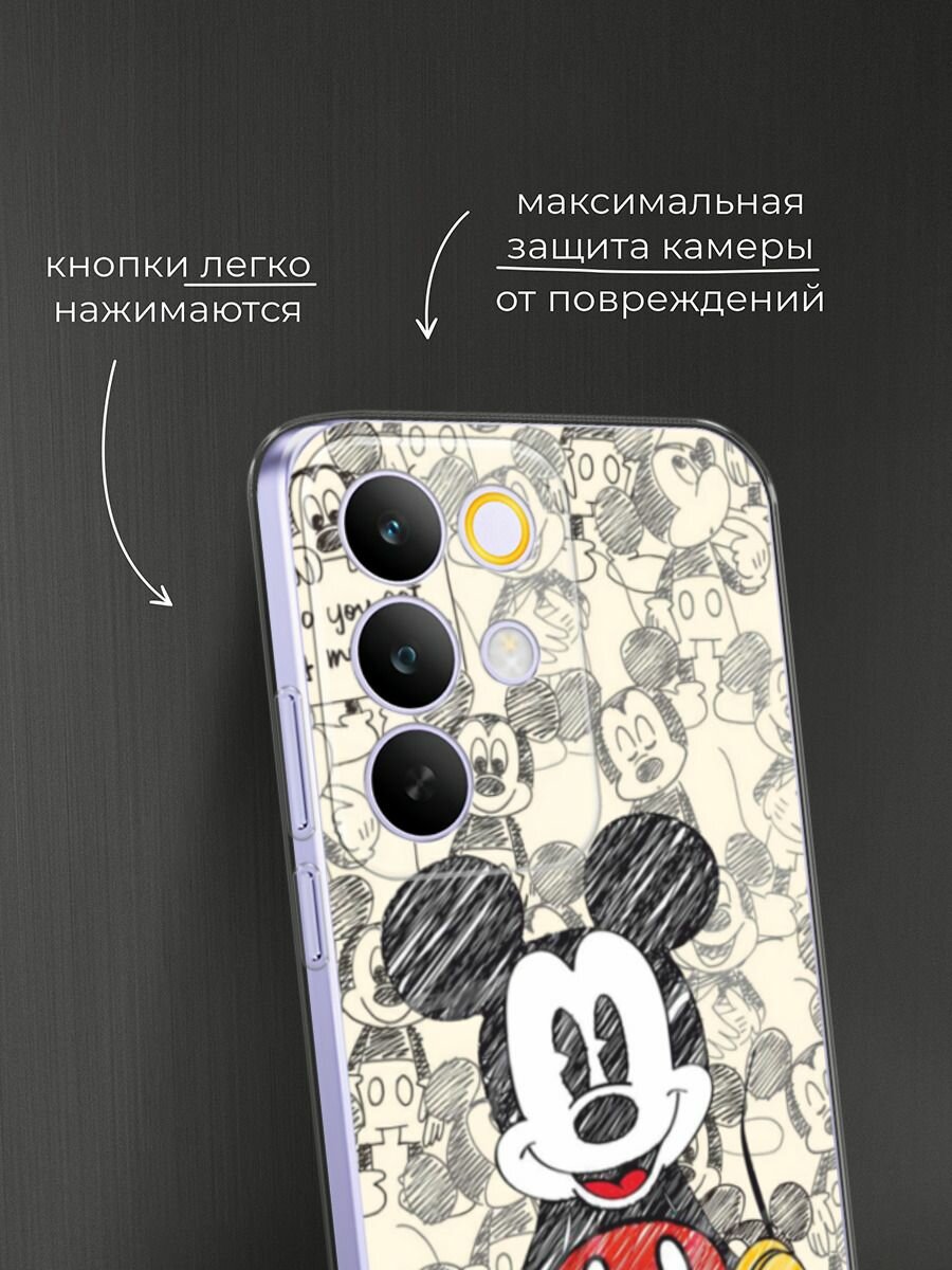 Чехол на Realme C85 Pro / Реалми C85 Про с принтом Микки Маус — фото 1