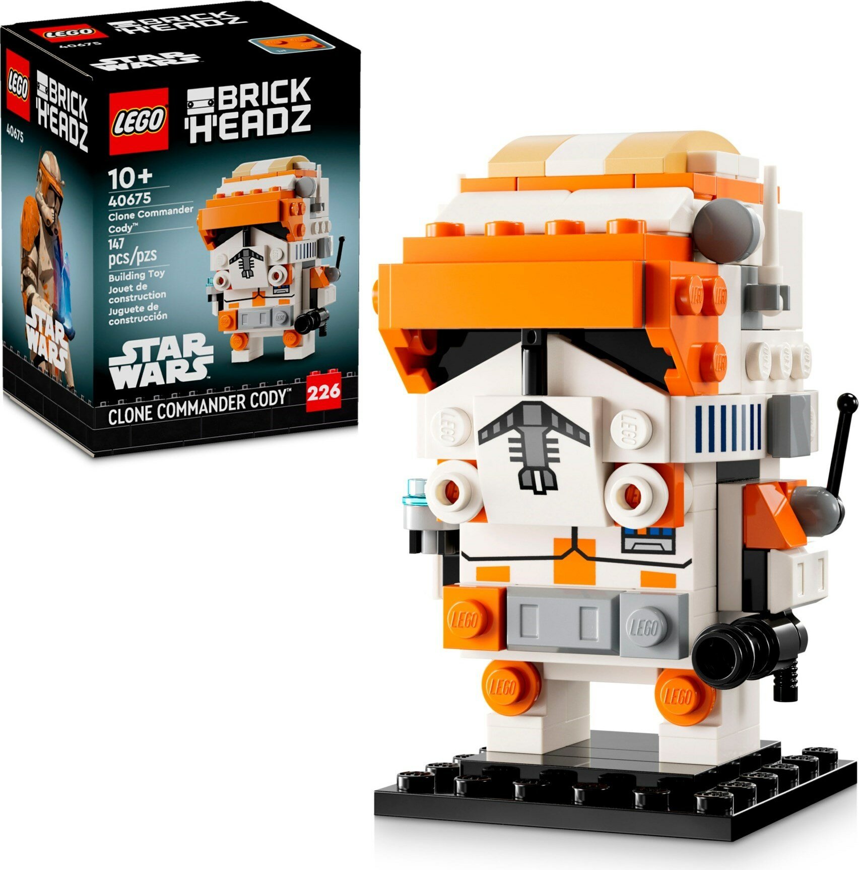 Конструктор LEGO BrickHeadz Star Wars 40675 Клон-командир Коди (Clone Commander Cody)