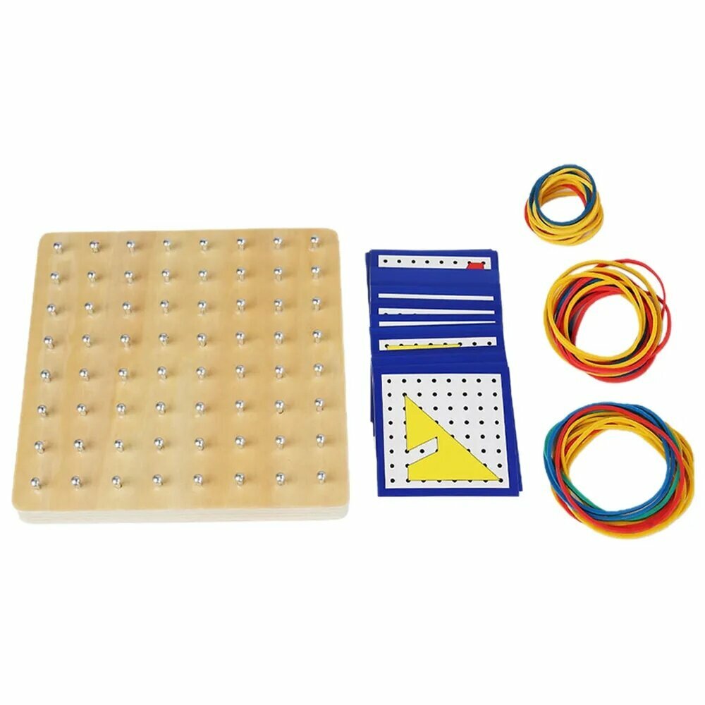 Геодоска Для Детей, Набор Для Раннего Обучения, Математическая Визуализация, 1 Комплект