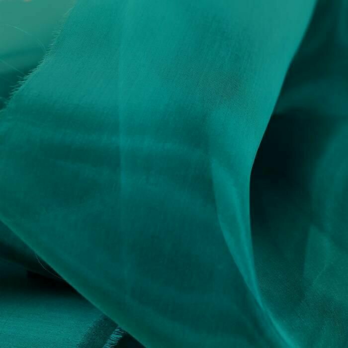Органза Peacock Blue (бирюзовый) 500*140 см
