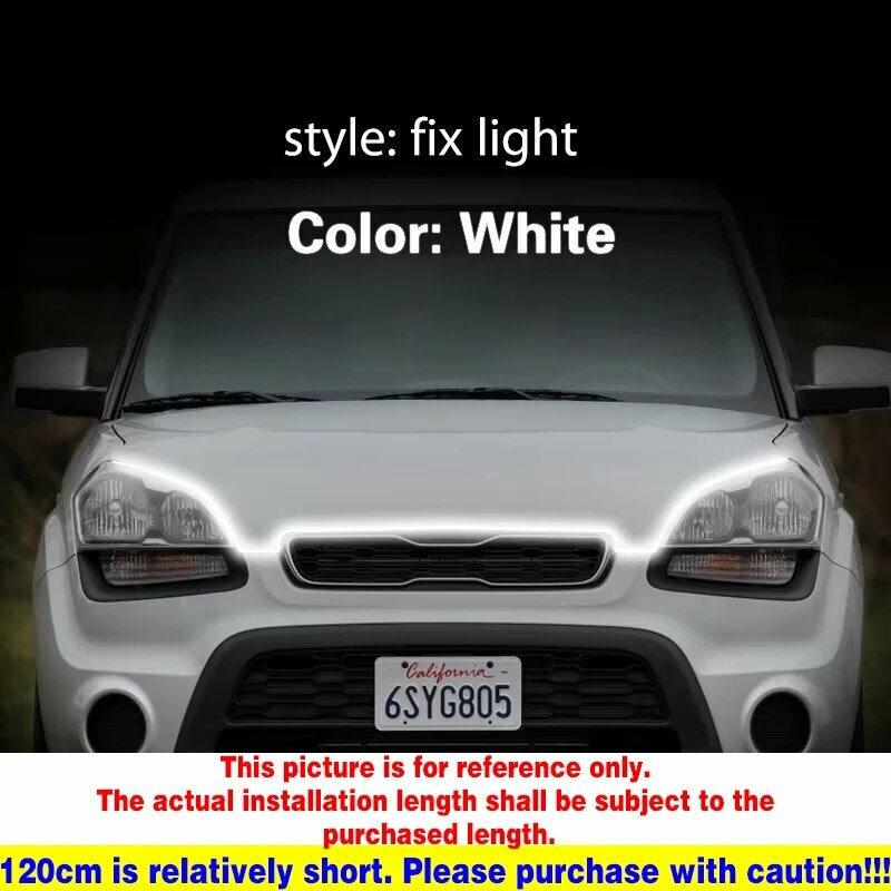 1 шт. светодиодный для KIA Soul 2009-2023 DRL дневные ходовые огни дневного света водостойкая противотуманная фара автомобиля декоративные окружающие Стайлинг светодиодные фары