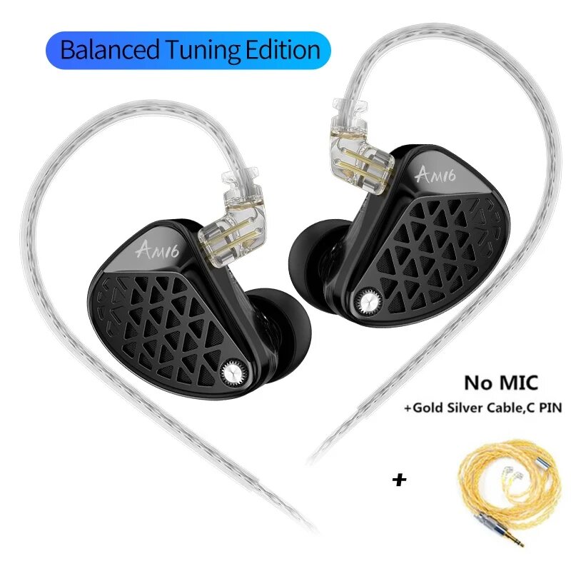 KZ AM16 Balanced Tuning Edition наушники, черный