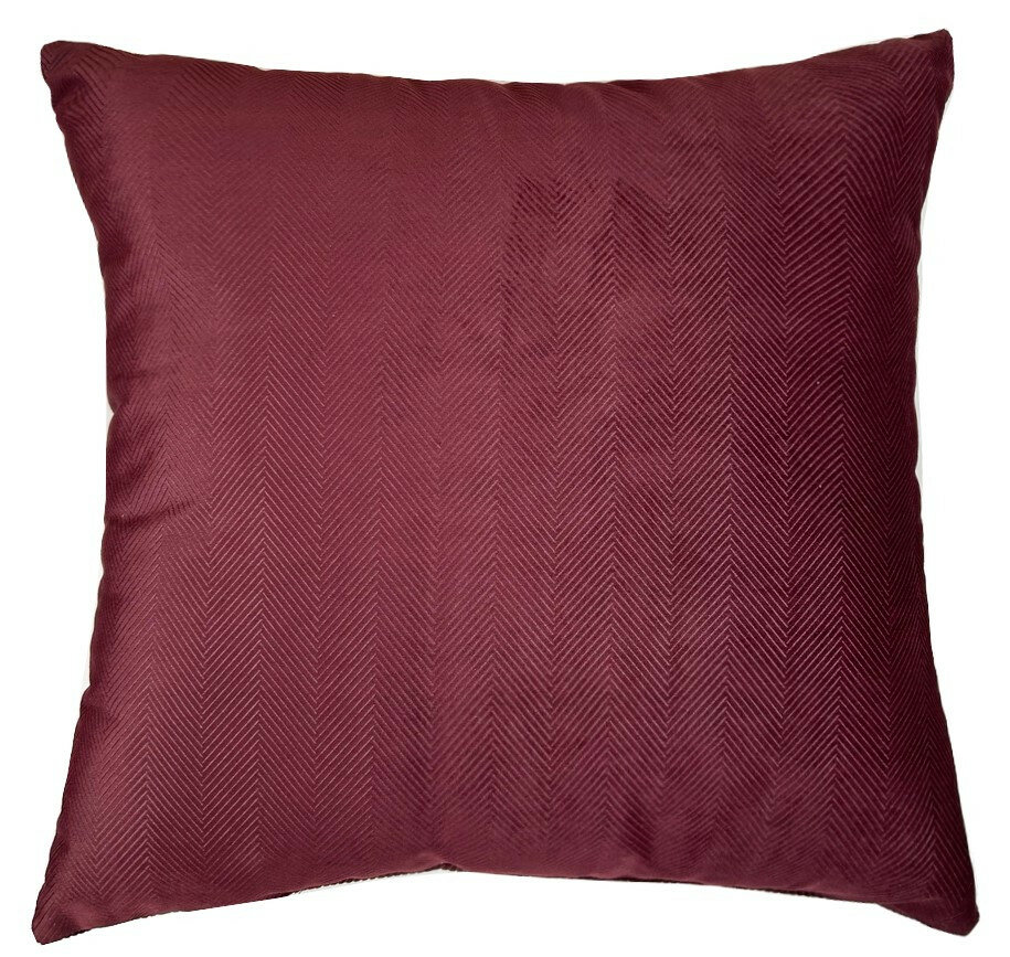 Подушка декоративная 23rd Avenue Herringbone ягодная, 45 x 45см