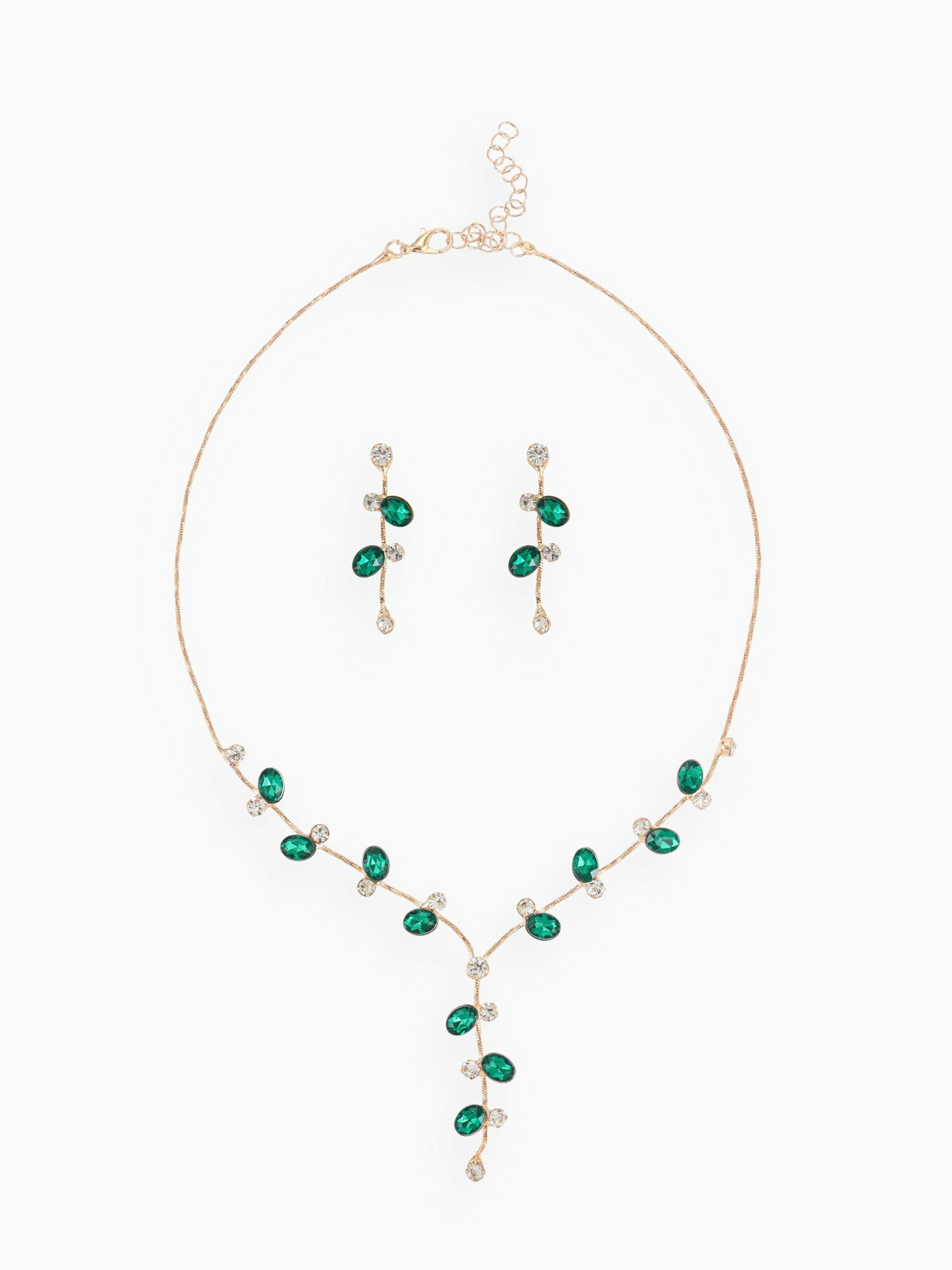 Комплект бижутерии: колье, серьги