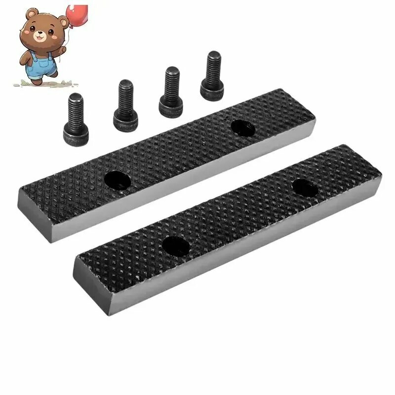 Губки сменные для тисков кобальт 125 мм. 2 шт. + крепёжные винты в комплекте.