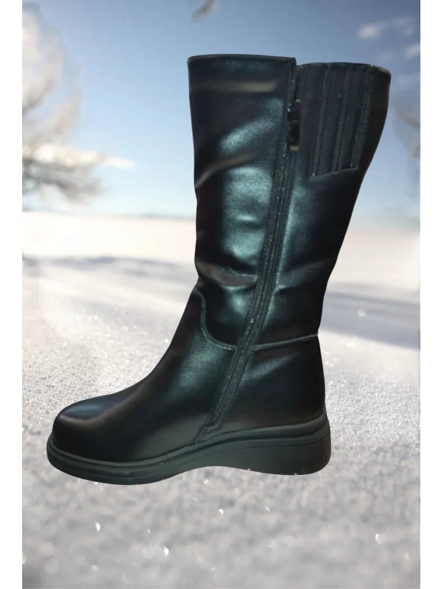 Сапожки нат. кожа с регулируемой полнотой