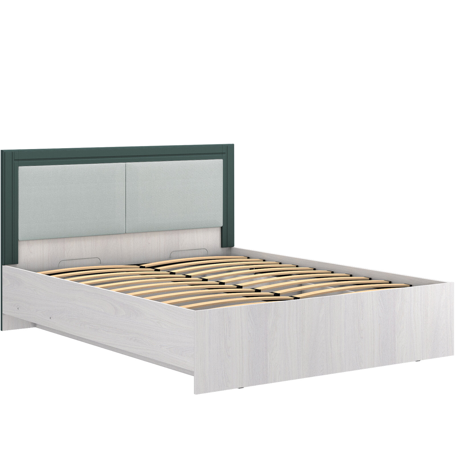 Кровать с ортопедическим основанием и подъемным механизмом Андрэа №16ПМ, Авокадо, Аквилон