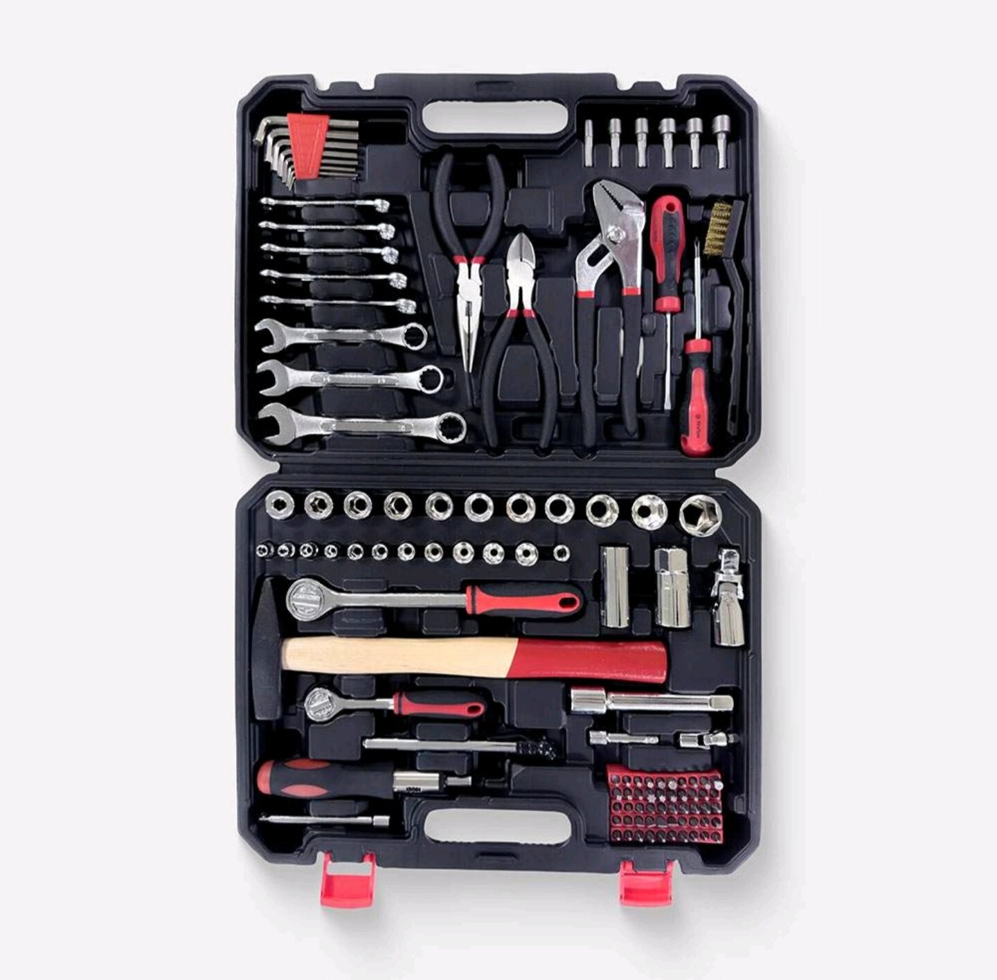 Универсальный набор инструмента для дома и авто в чемодане 113 предметов