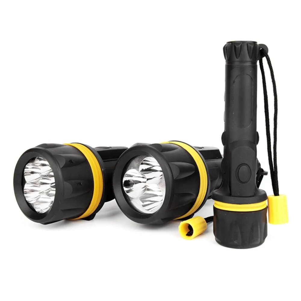 Водонепроницаемый фонарик 3LED, цвет корпуса L