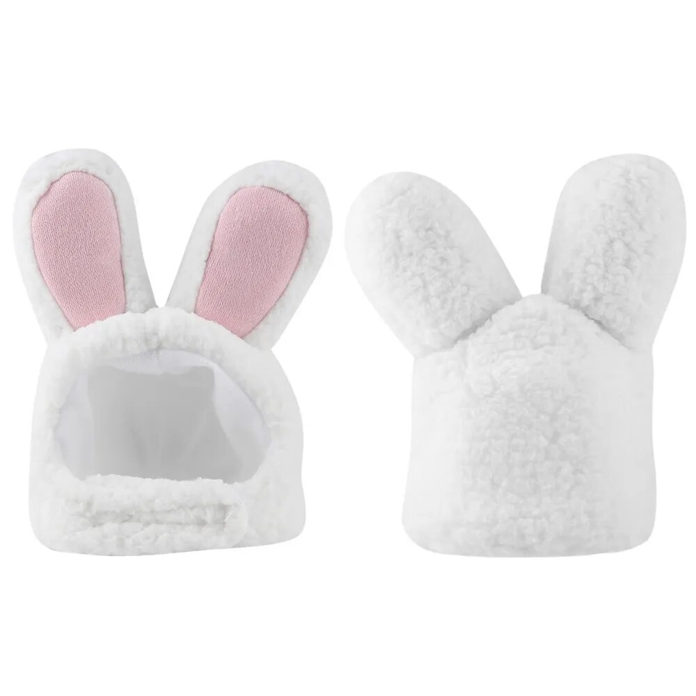 Шапка с заячьими ушками