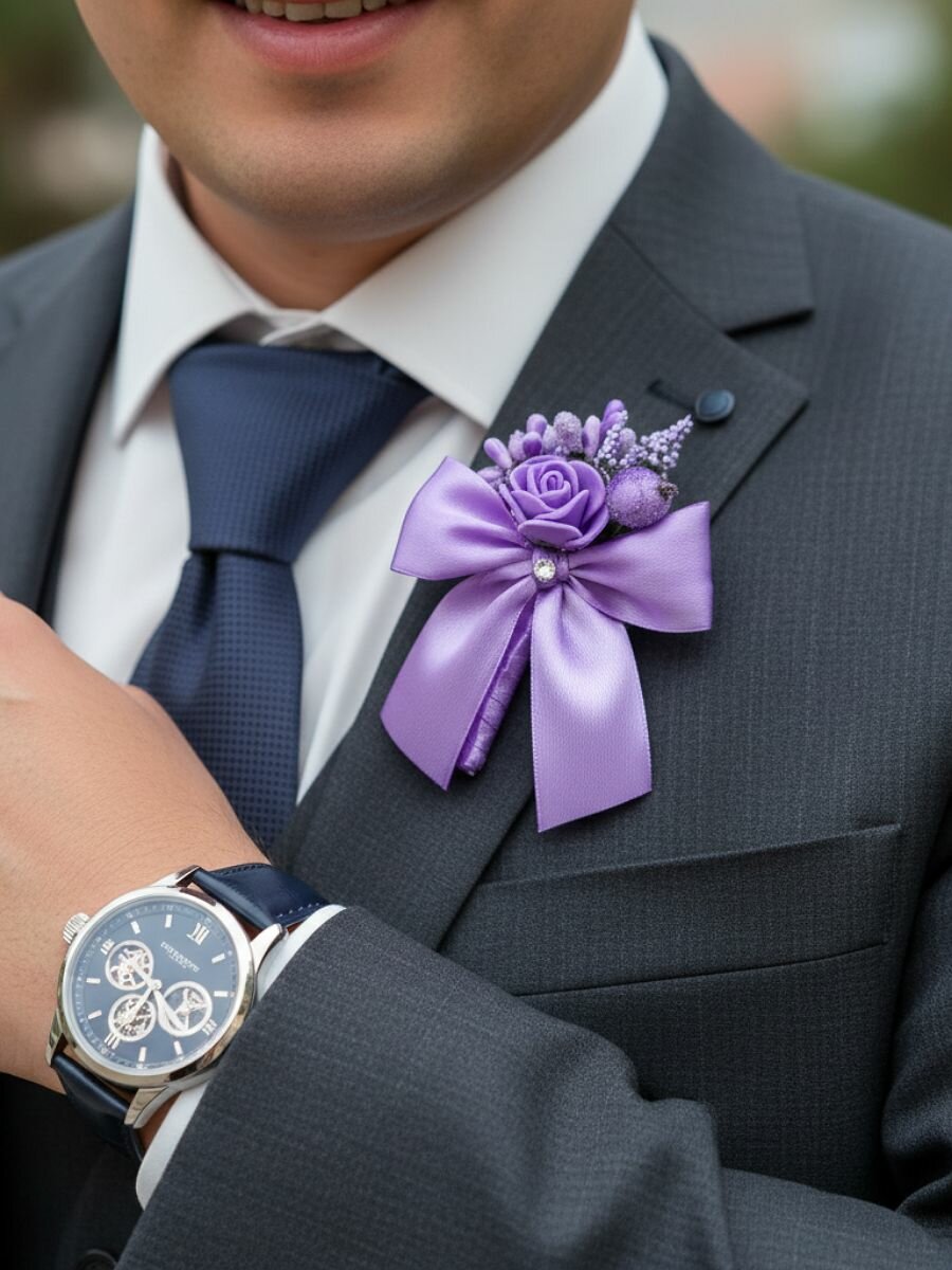 Бутоньерка для жениха или свидетеля