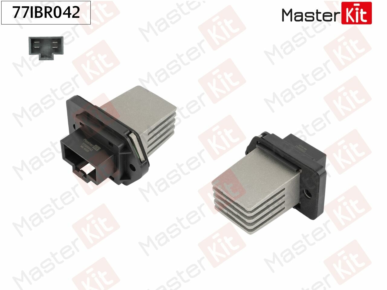Резистор вентилятора Chevrolet REZZO U100/Daewoo NUBIRA J100 2000 - MasterKit 77IBR042