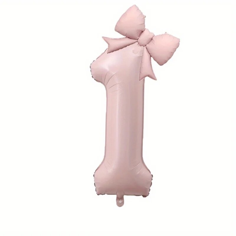 Набор фольгированных шаров 40 дюймов розовый 1-9 PINK-1