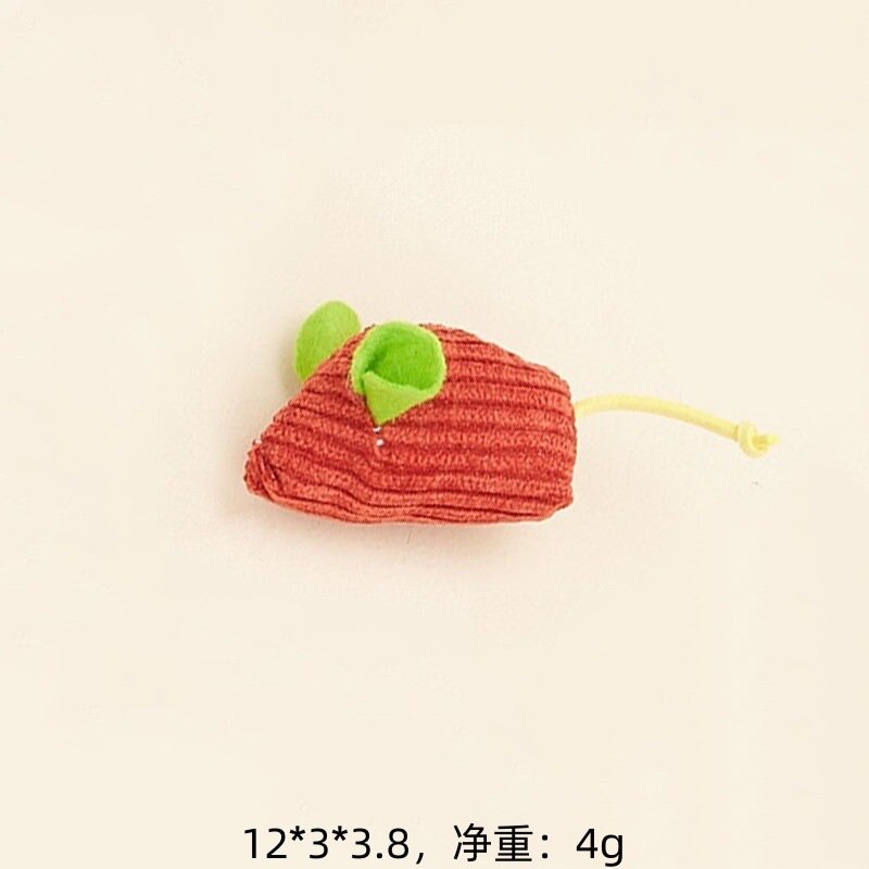 Набор игрушек для кошек: реалистичная плюшевая мышь с перьями, устойчивая к царапинам и укусам, игрушка для самостоятельного развлечения питомца