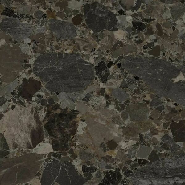 Керамин Керамогранит Лонгфорд 5 черный мат 60x60 9 мм (цена за 1.44 м2)