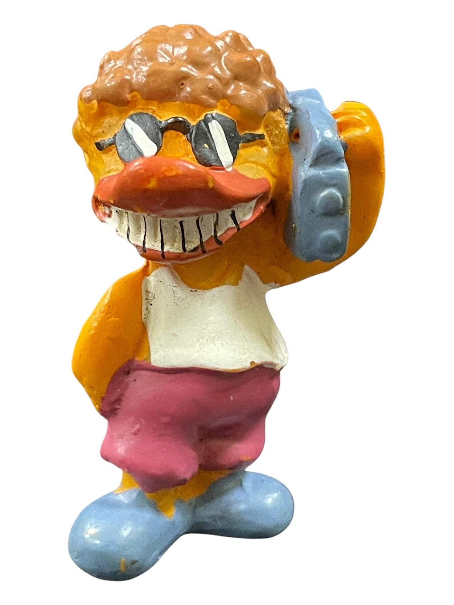 Винтажная игрушка из киндер сюрприза. Утка