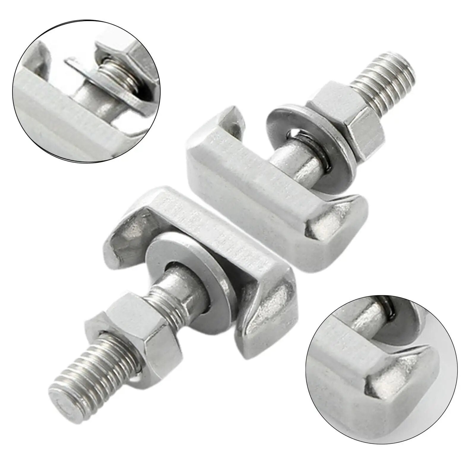 2 шт. Т-образный болт клеммы аккумулятора M6*22 мм perfeclan