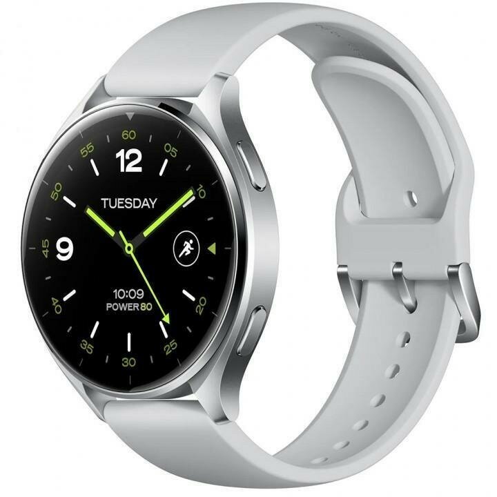 Смарт-часы Xiaomi Watch 2 Silver Case With Gray TPU Strap