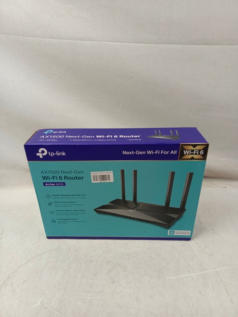 Wi-Fi роутер/точка доступа TP-LINK Archer AX10, черный (1464177)