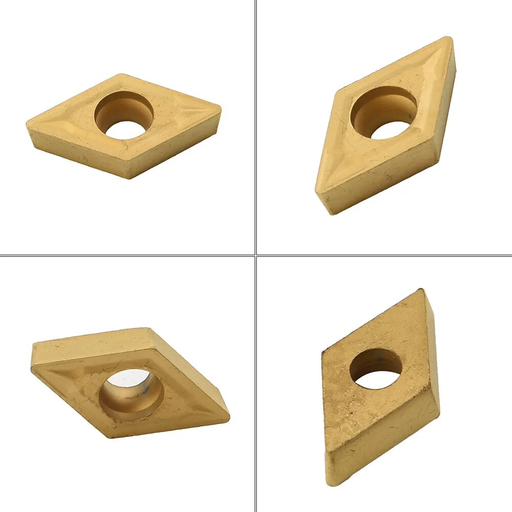 10 шт. сменные вставки DCMT070204 US735 DCMT21.51 твердосплавные вставки бытовой рабочий токарный станок токарные инструменты
