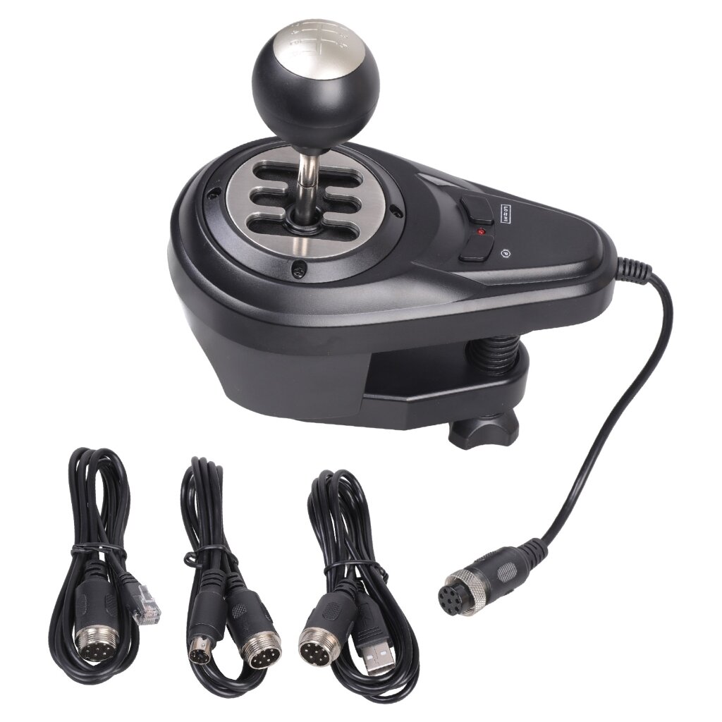 Ручка переключения передач 6 + 1 с Ручным Тормозом и Кнопкой Переключения передач для Игрового Рулевого Колеса