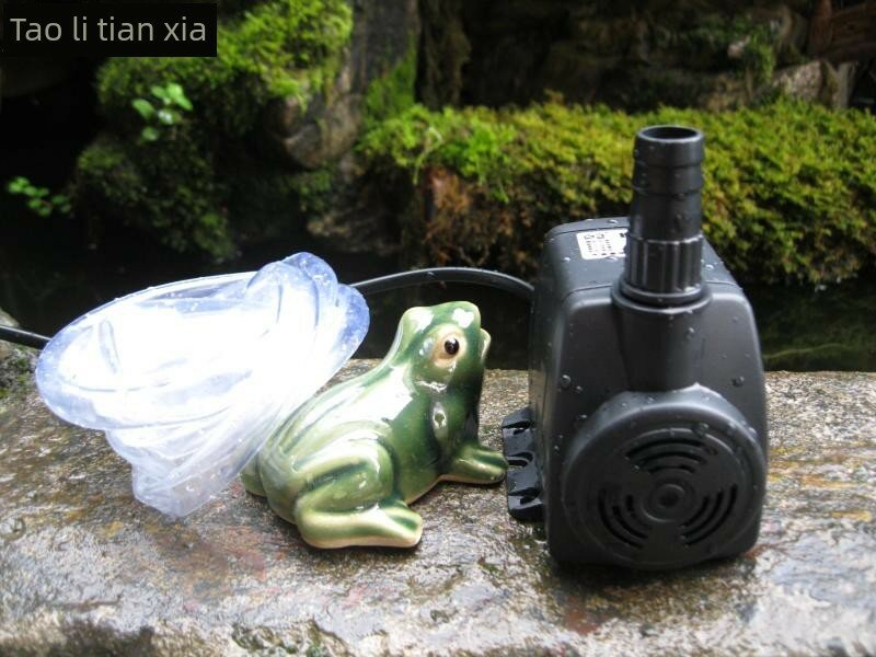Рокарий, аксессуары для бонсай, украшения, распыление воды, проточная вода, открытие лягушки, аквариум, садоводство,