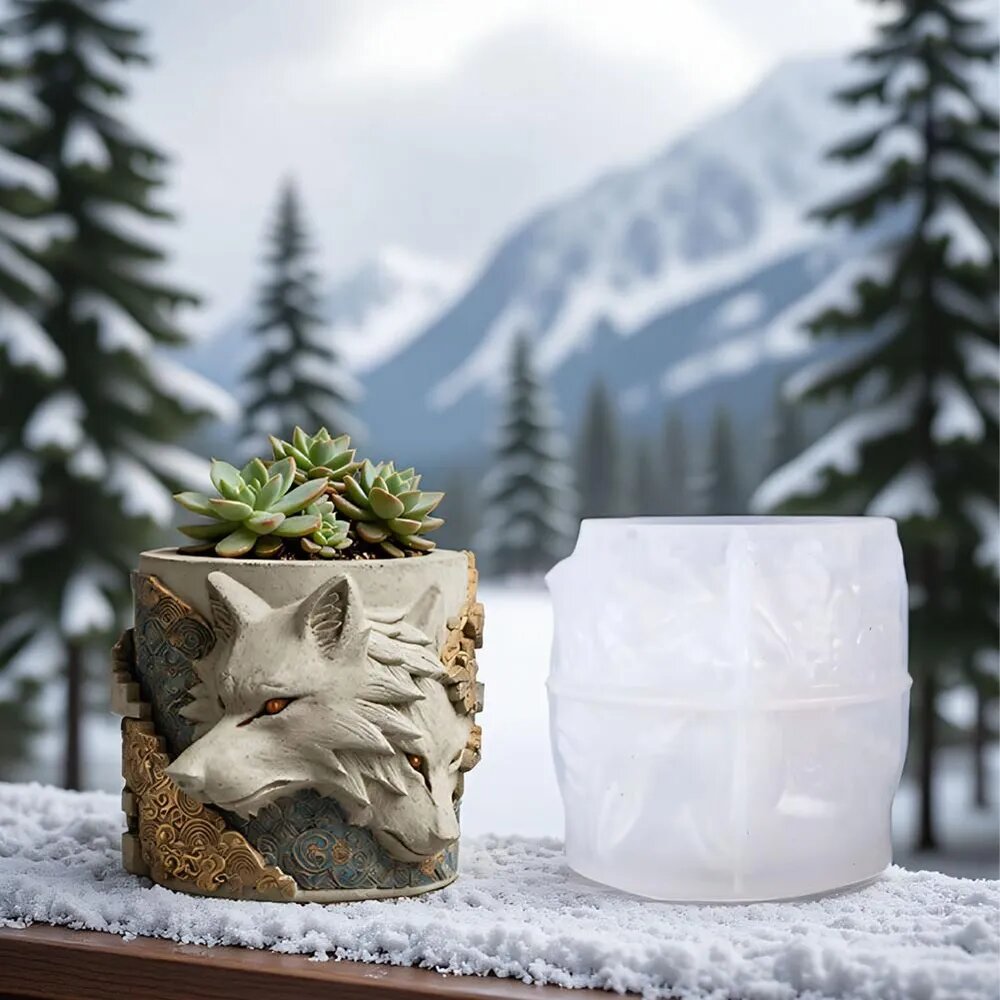 Форма для свечей/гипса Охранные волки