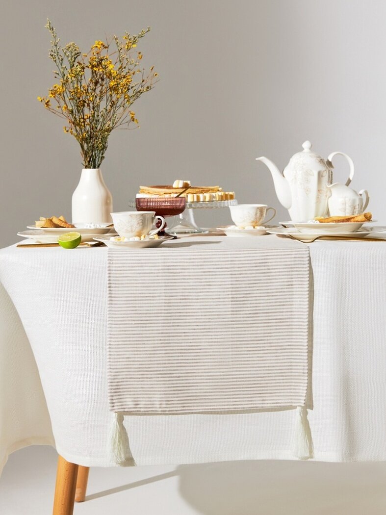 Дорожка SL HOME "Direction" 40х142+/-3см, лен 100%, 180 гр/м2