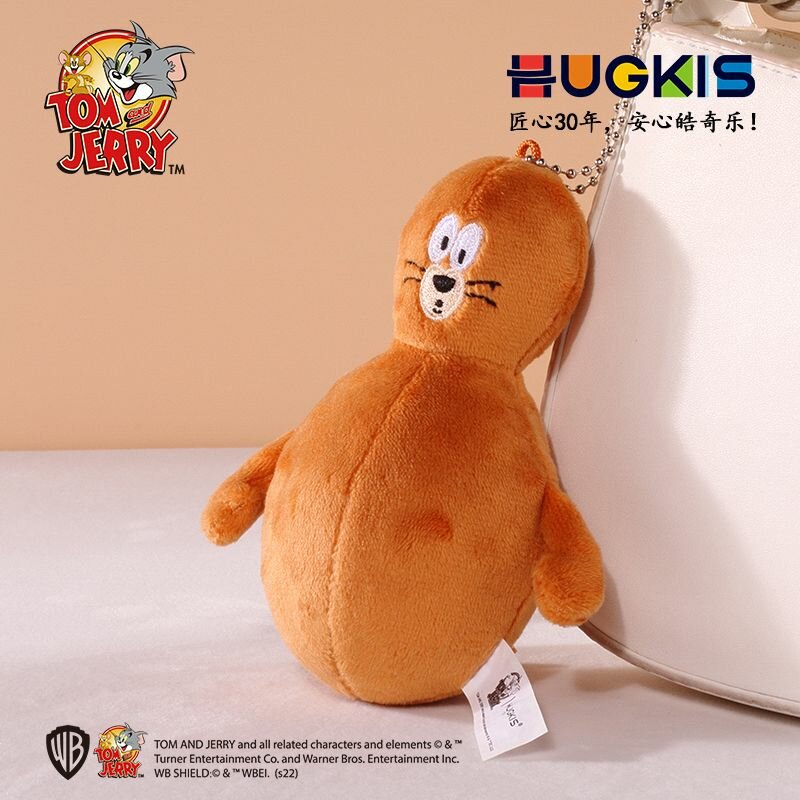 Официальный кулон Том и Джерри, плюшевая игрушка Тома, брелок для сумки, плюшевая игрушка Джерри