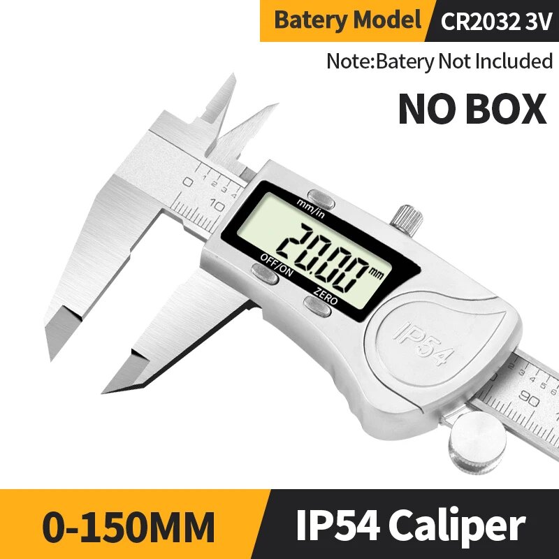 Цифровой штангенциркуль 0-150 мм, IP54 Caliper