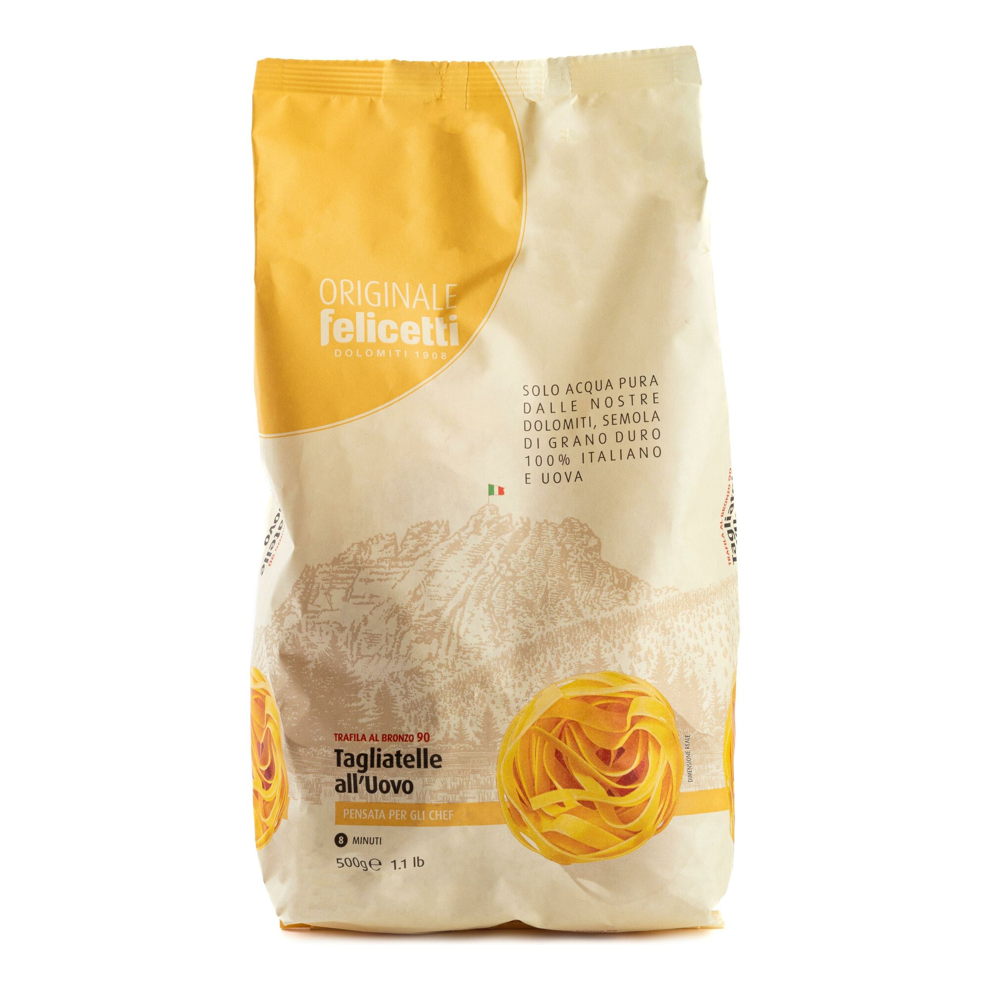 Макароны № 090 Тальятелле "Пастифичио Феличетти" из твердых сортов пшеницы, 500г