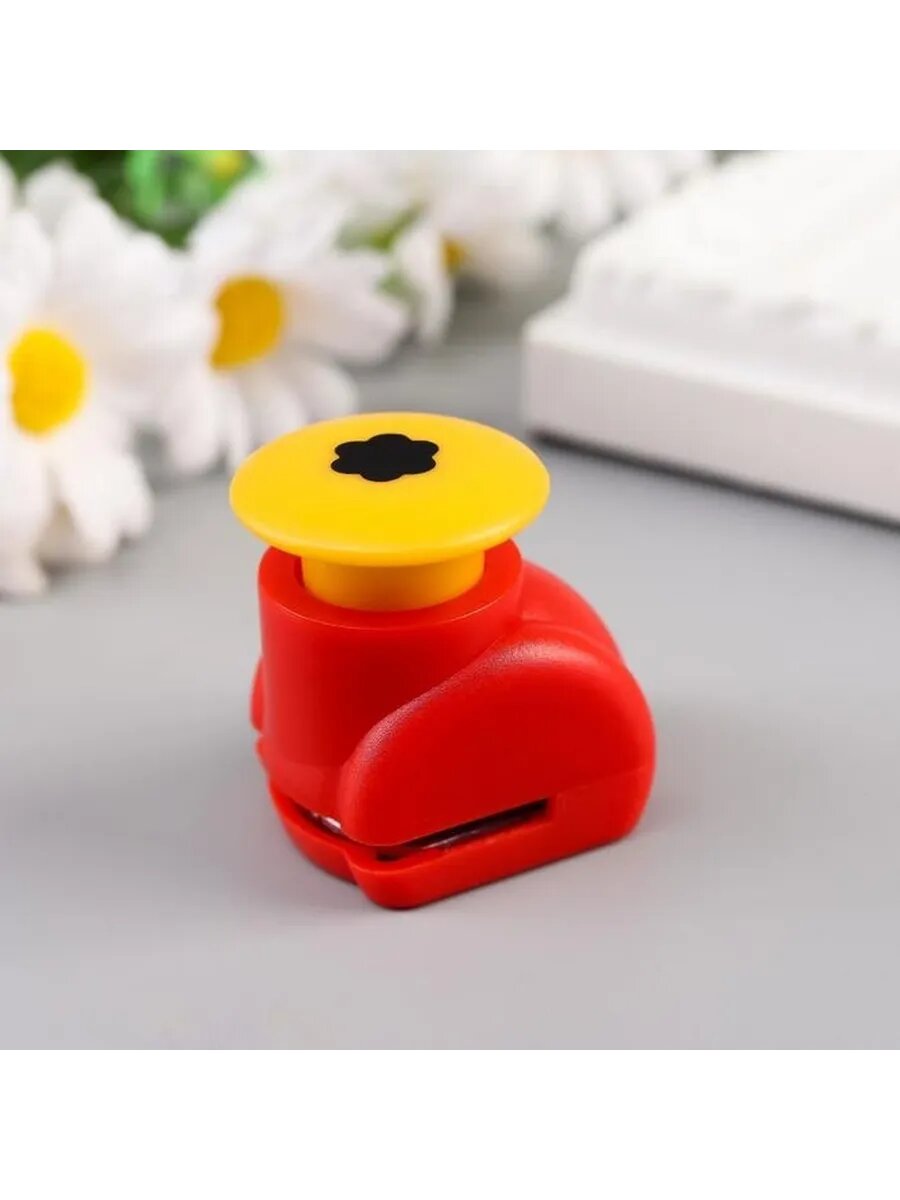 Фигурный дырокол «Цветок» для творчества и декора