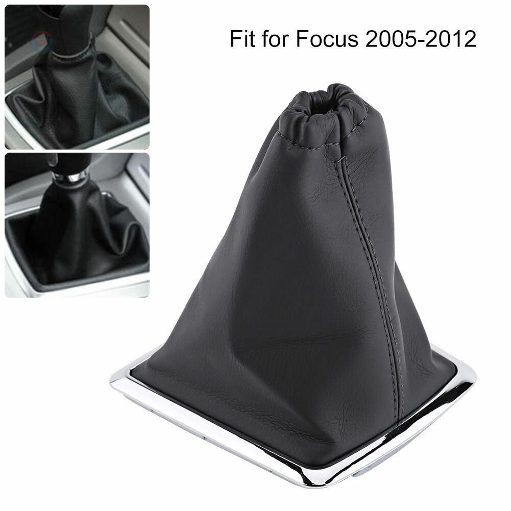 Чехол на рычаг КПП для Ford Focus 2005-2012, мягкая искусственная кожа, пылезащитный, стильная замена оригиналу