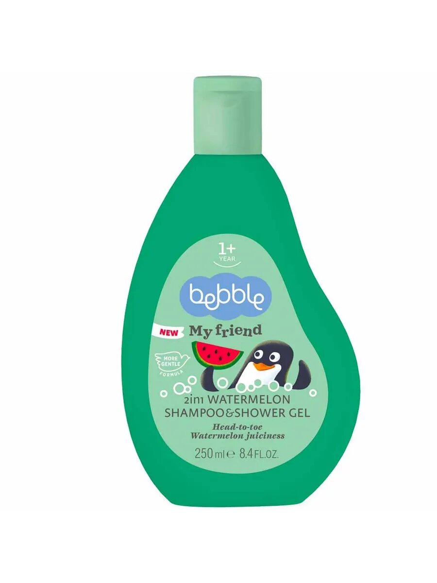 Bebble my friend шампунь и гель для душа 2 в 1 250 мл/с аром