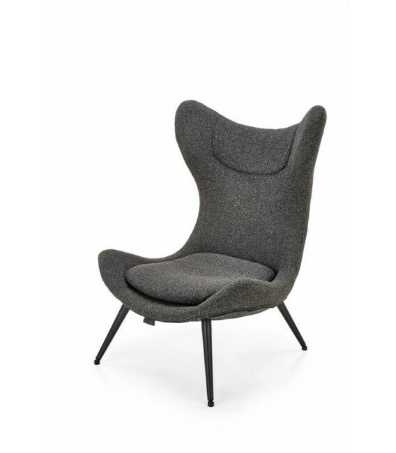 Кресло Halmar ATLANTIS (антрацит/черный)