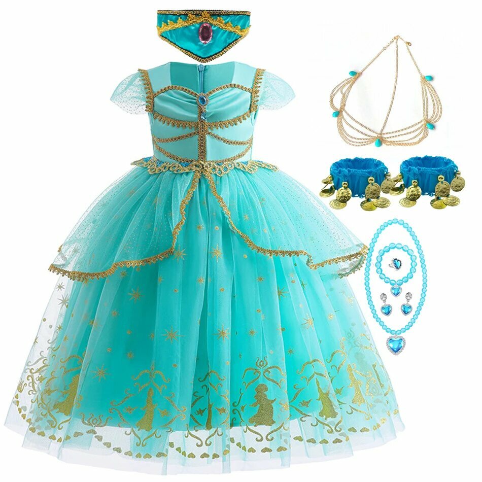 Платье Жасмин для девочки, 4T (Tag 120), цвет Jasmine Dress I