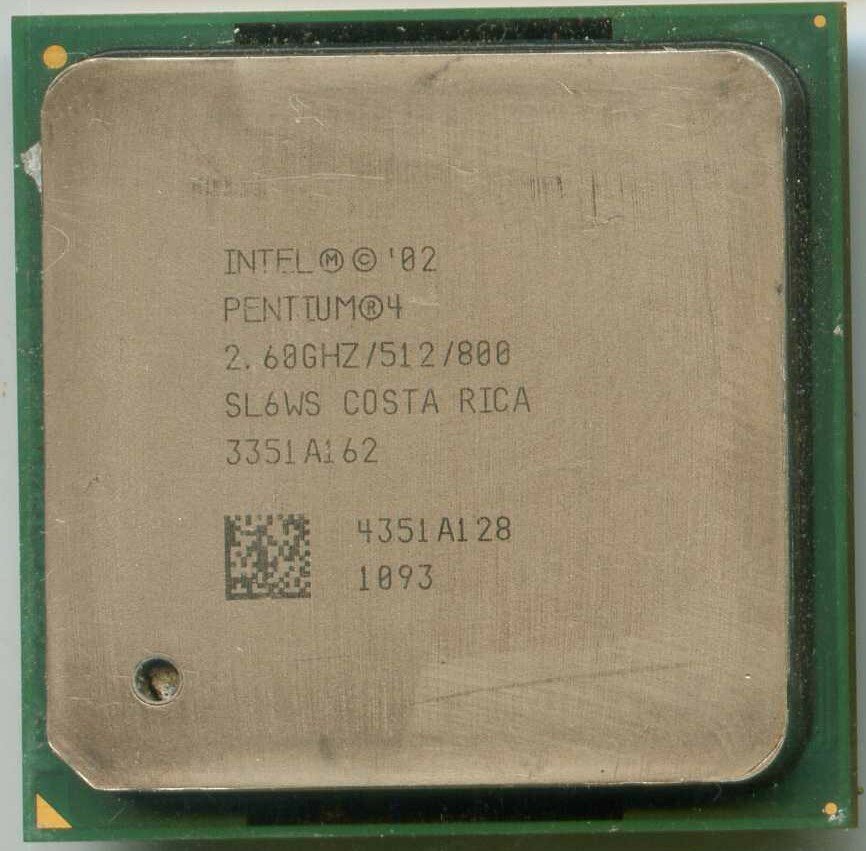 Процессор Socket-478 Intel Pentium 4 Northwood 2,6GHz/512/800 SL6WS Costa Rica