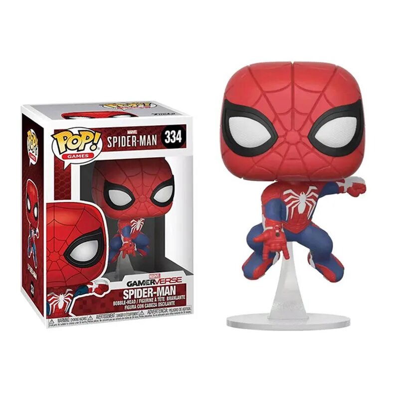 Фигурка Pop! Spider-Man with Gift Holiday (Фанко Поп Человек-Паук с подарком из комиксов Марвел)(10см)/подарки девочкам, мальчикам