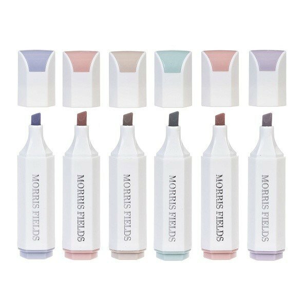 Текстовыделитель Hatber, Morris, пастельный, в ассортименте