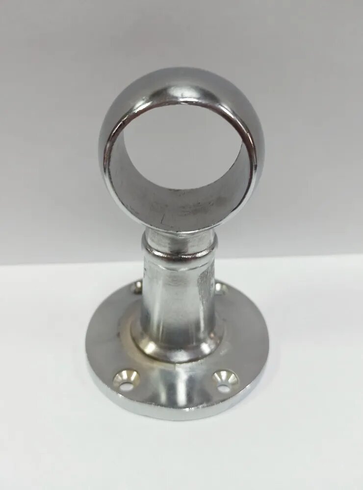 Держатель трубы 25мм дистанционный cквозной без фиксацией трубы система Джокер высота 8 см, 1 шт