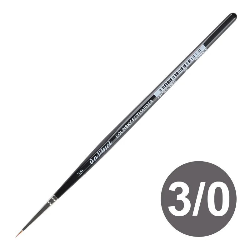 Da Vinci Кисть для рисования Круглая №3/0, 1 шт.