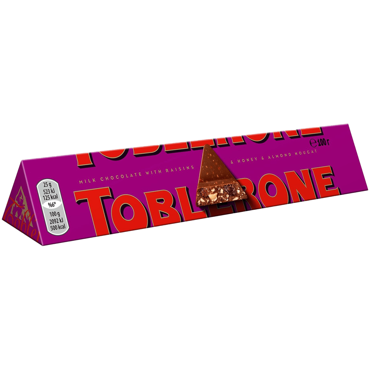 Шоколад Toblerone с изюмом и орехом молочный 100 г