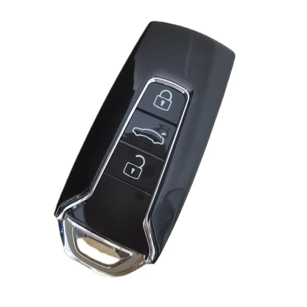 Автомобильный удаленный ключ для смарт-карт, 3 кнопки, замена для VW для Volkswagen Touareg 2018 2019 2020 2021 2022 2023 с лезвием