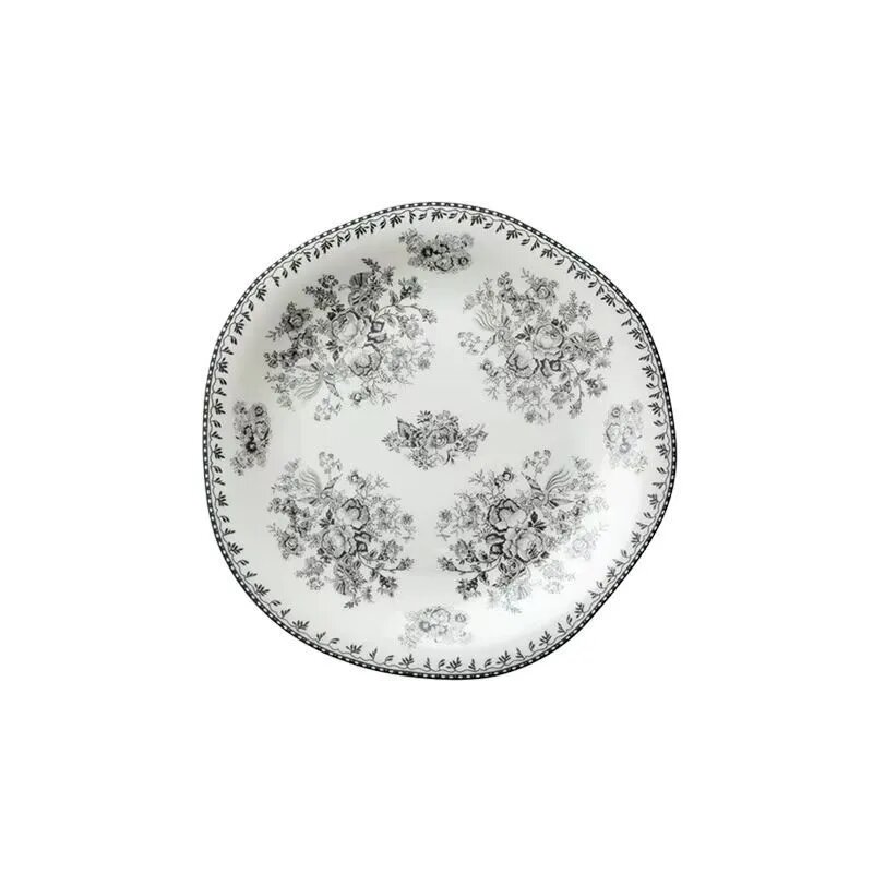 Тарелка Luzerne "прованс" Lancaster Garden, 16.5 см, 1 шт, серый, фарфор